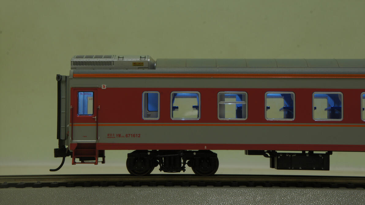 【模型】N27出品YW25G硬卧（广播车）车厢 评测 P2 - 哔哩哔哩
