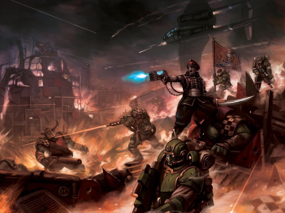 【战锤40K】精训遗孤——忠嗣暴风兵（Tempestus Scions） - 哔哩哔哩