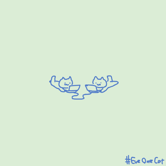 送Everyday one cat全套表情包，请自取～（eveonecat）看到就是赚到 - 哔哩哔哩