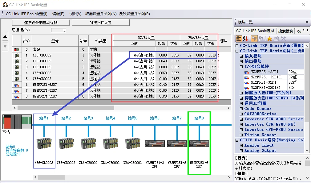 实点Q&A | CC-Link IE Field Basic协议相关从站地址对应关系 - 哔哩哔哩