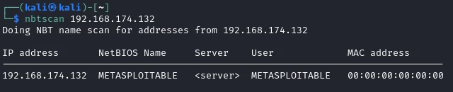 nbtscan：获取 NetBIOS 名称信息的网络扫描神器！全参数详细教程！Kali Linux教程！ - 哔哩哔哩