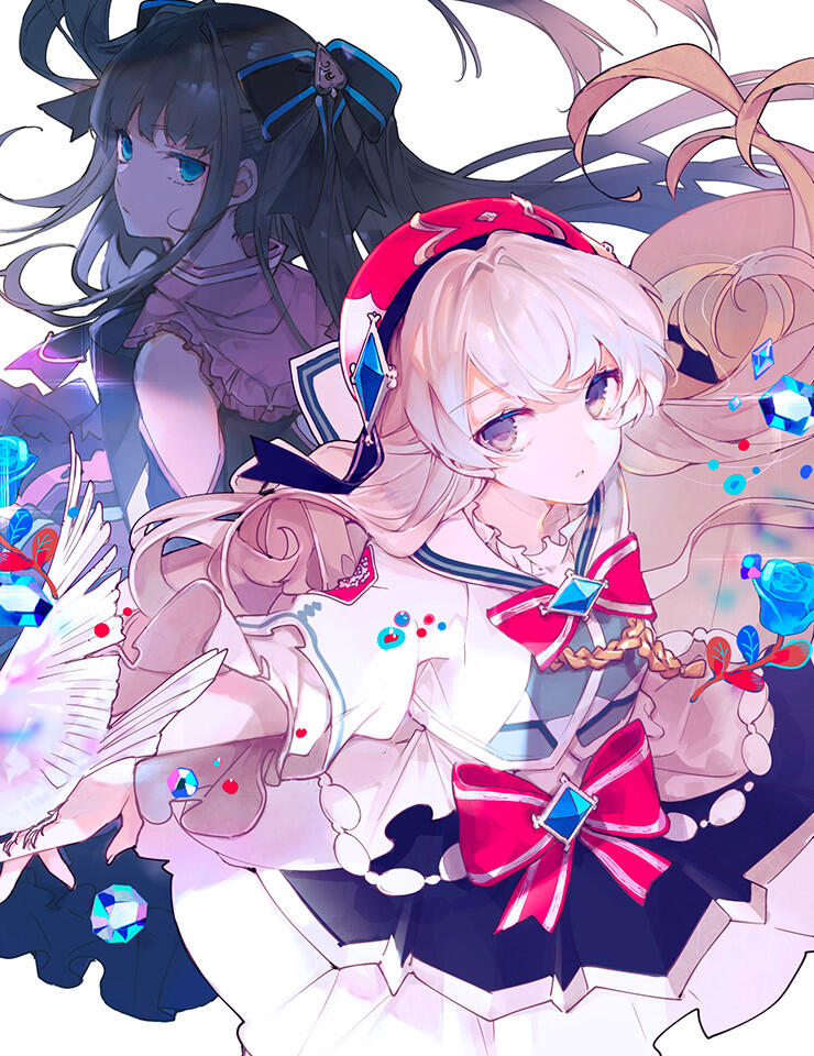 【多图警告】Arcaea剧情cg图-Slient Answer曲绘-staff侧边插图（附网盘链接） - 哔哩哔哩