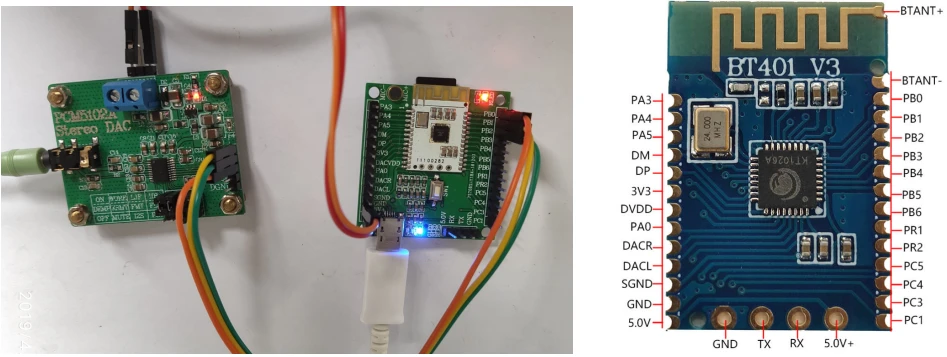 BT401双模蓝牙音频数传BLE模块I2S音频输出说明_V1.6 - 哔哩哔哩