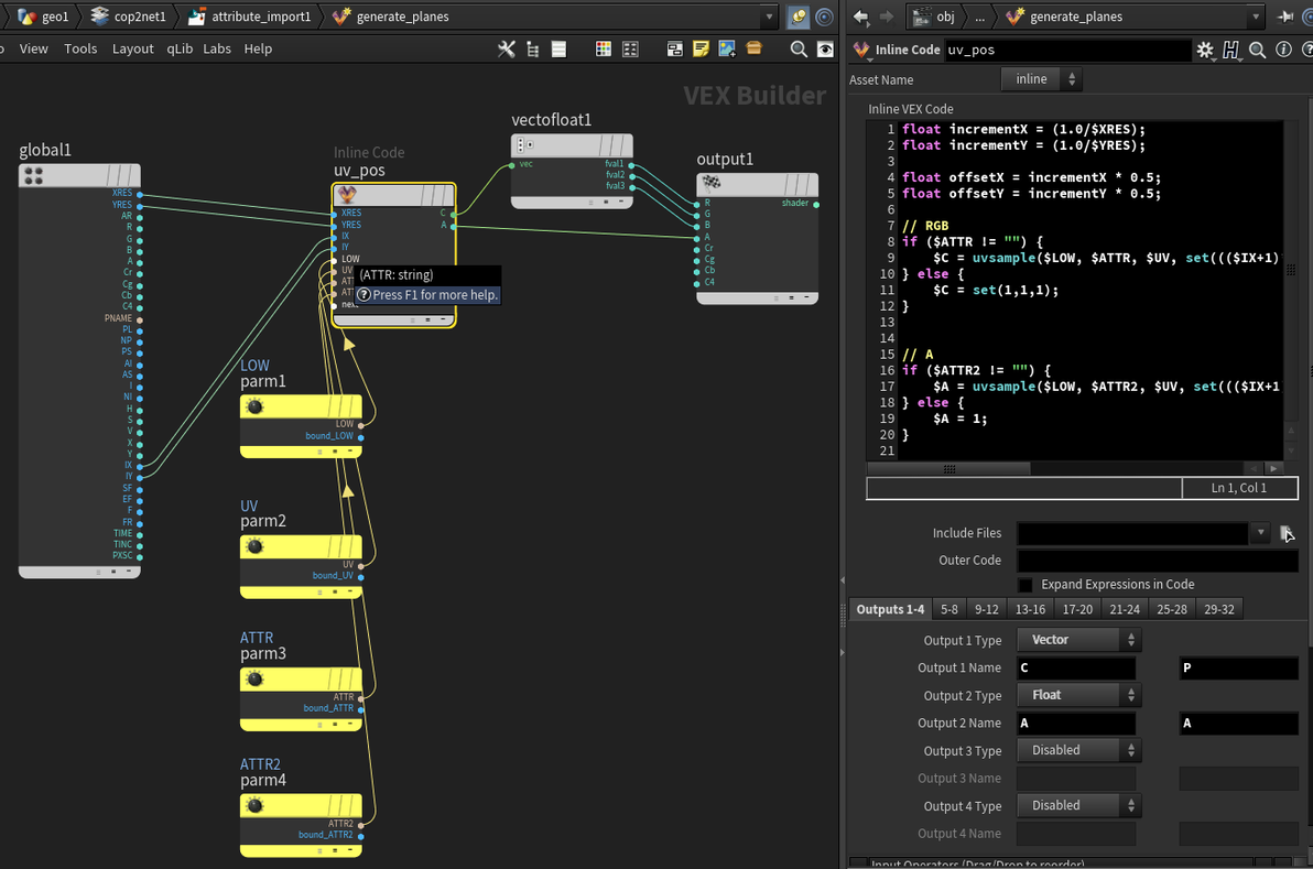 [Houdini] Cop network - 哔哩哔哩