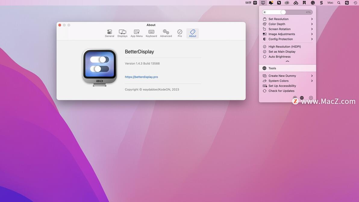 BetterDisplay Pro for Mac(虚拟显示器软件) v1.4.3激活版 - 哔哩哔哩