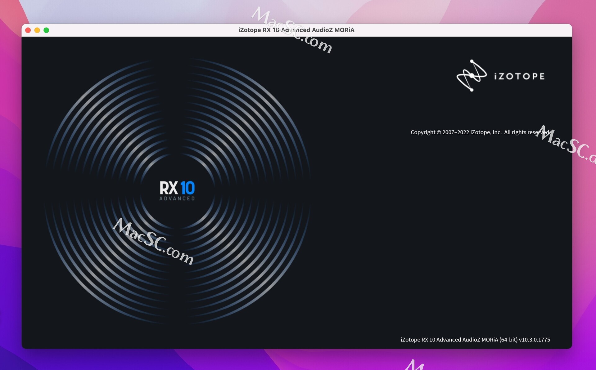 iZotope RX 10 for Mac(专业音频修复软件)v10.3.0激活版 - 哔哩哔哩