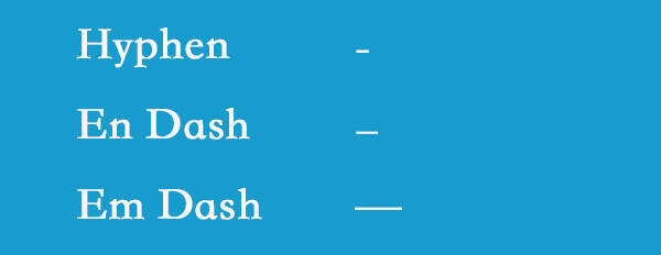 Hyphen、En Dash、Em Dash怎么打？ (-)、 (–)、 (—)的区别、用法和输入方法 - 哔哩哔哩