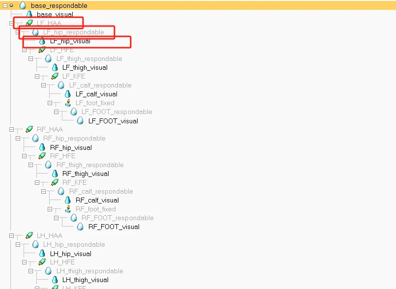 二、创建URDF后，如何处理URDF，并导入mujoco、vrep和webots - 哔哩哔哩