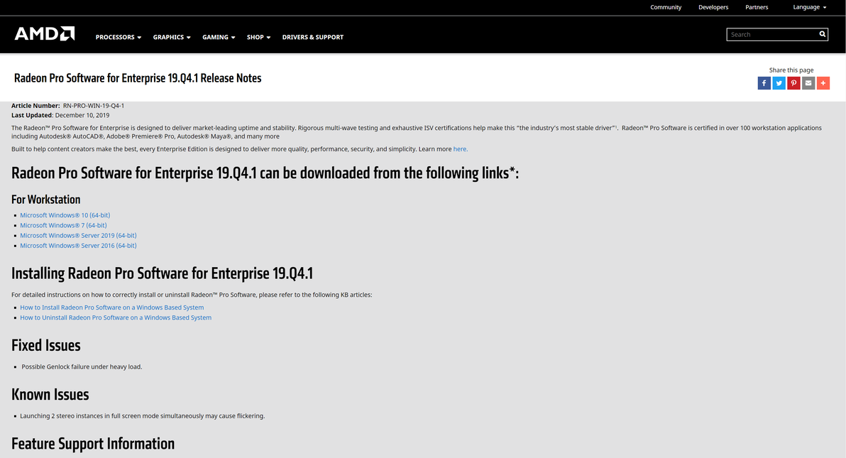 【从零开始的AMD驱动指南特别篇】如何下载到老的驱动程序 - 哔哩哔哩