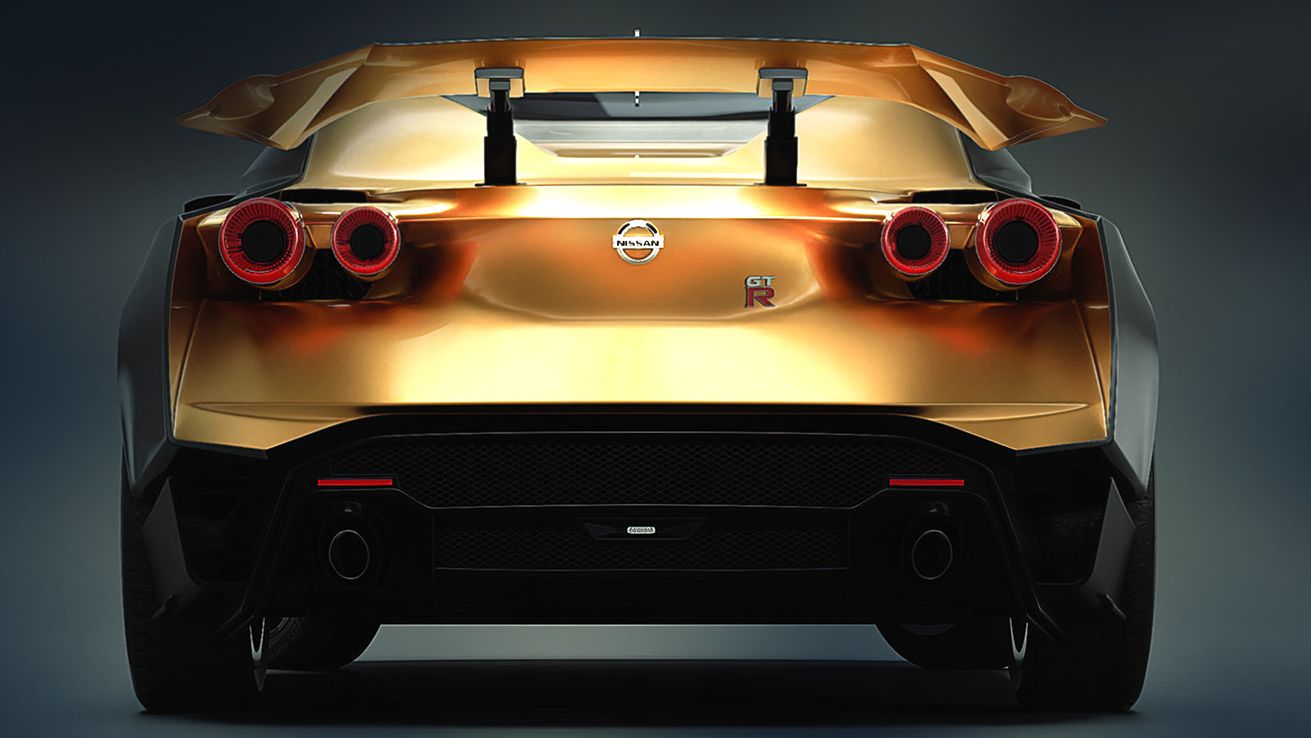 日产 GTR R50全 CGI 超跑 - 哔哩哔哩