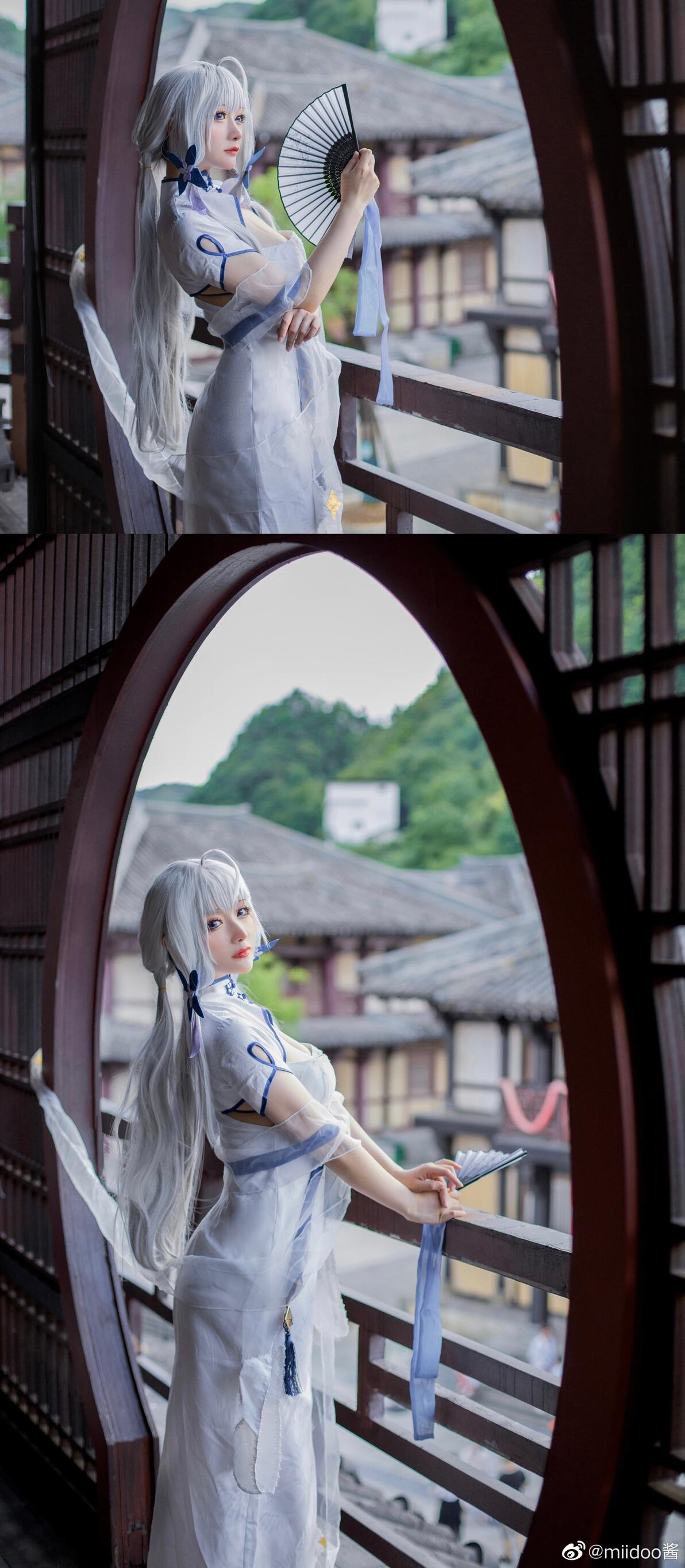 【COS】姨里姨气的 带劲儿 碧蓝航线 光辉旗袍_miidoo酱 - 哔哩哔哩