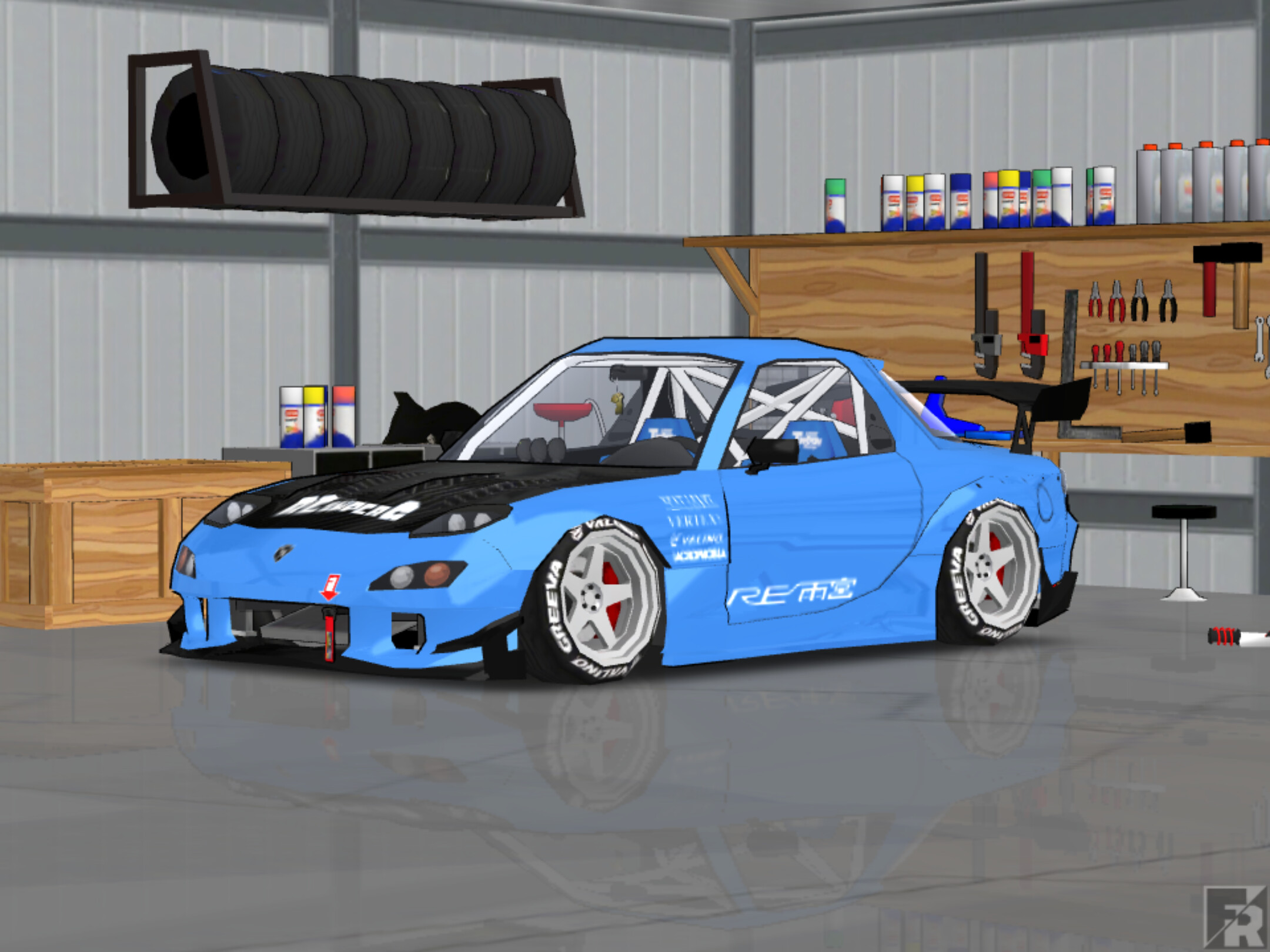 FR Legends：MAZDA RX-7 FD3S改装方案 及 RE雨宫涂装（含代码） - 哔哩哔哩