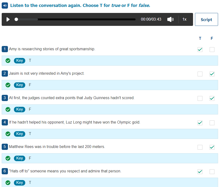 新世界交互英语第二版视听说Unit 4 Competition答案 - 哔哩哔哩