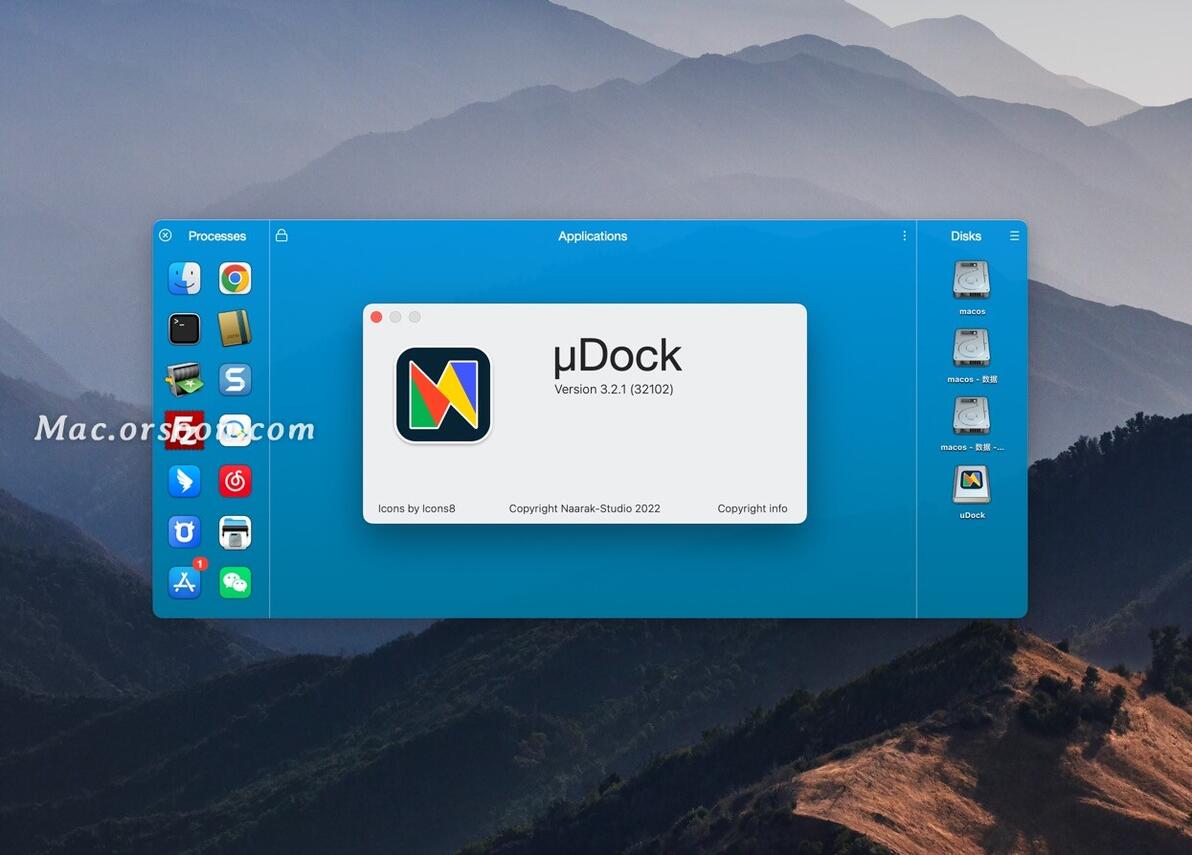 Dock栏快速启动工具：uDock for Mac - 哔哩哔哩