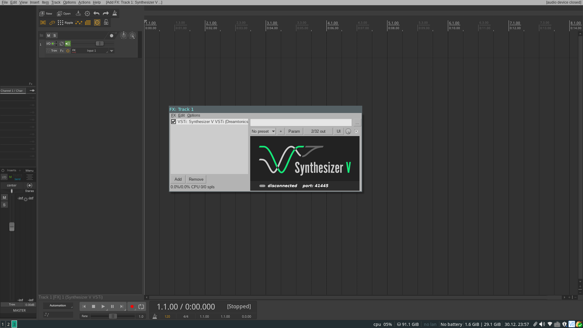在Linux上也能使用的人声歌唱软件——Synthesizer V - 哔哩哔哩