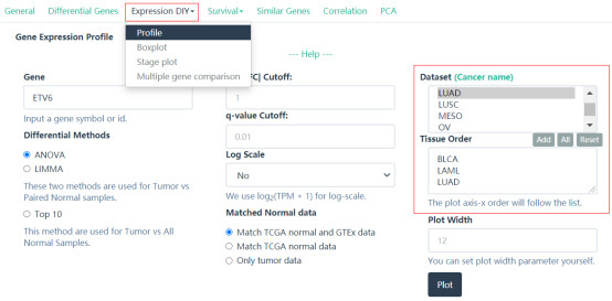 TCGA分析的数据库——GEPIA数据库的使用教程！/SCI论文/科研/研究生/生信分析热点思路 - 哔哩哔哩