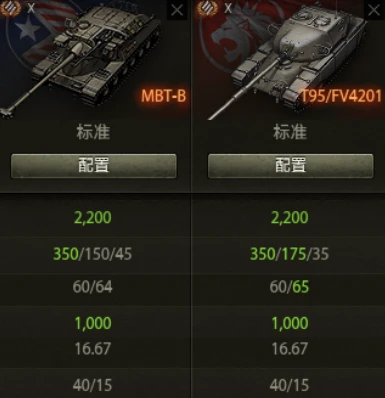 以主战坦克命名的M系10级特种重坦MBT-B数据一览 - 哔哩哔哩