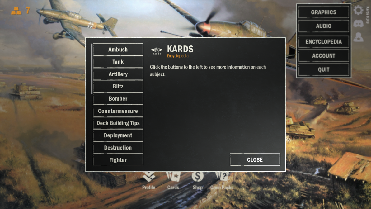 【KARDS】萌新向-基础界面及功能介绍 - 哔哩哔哩