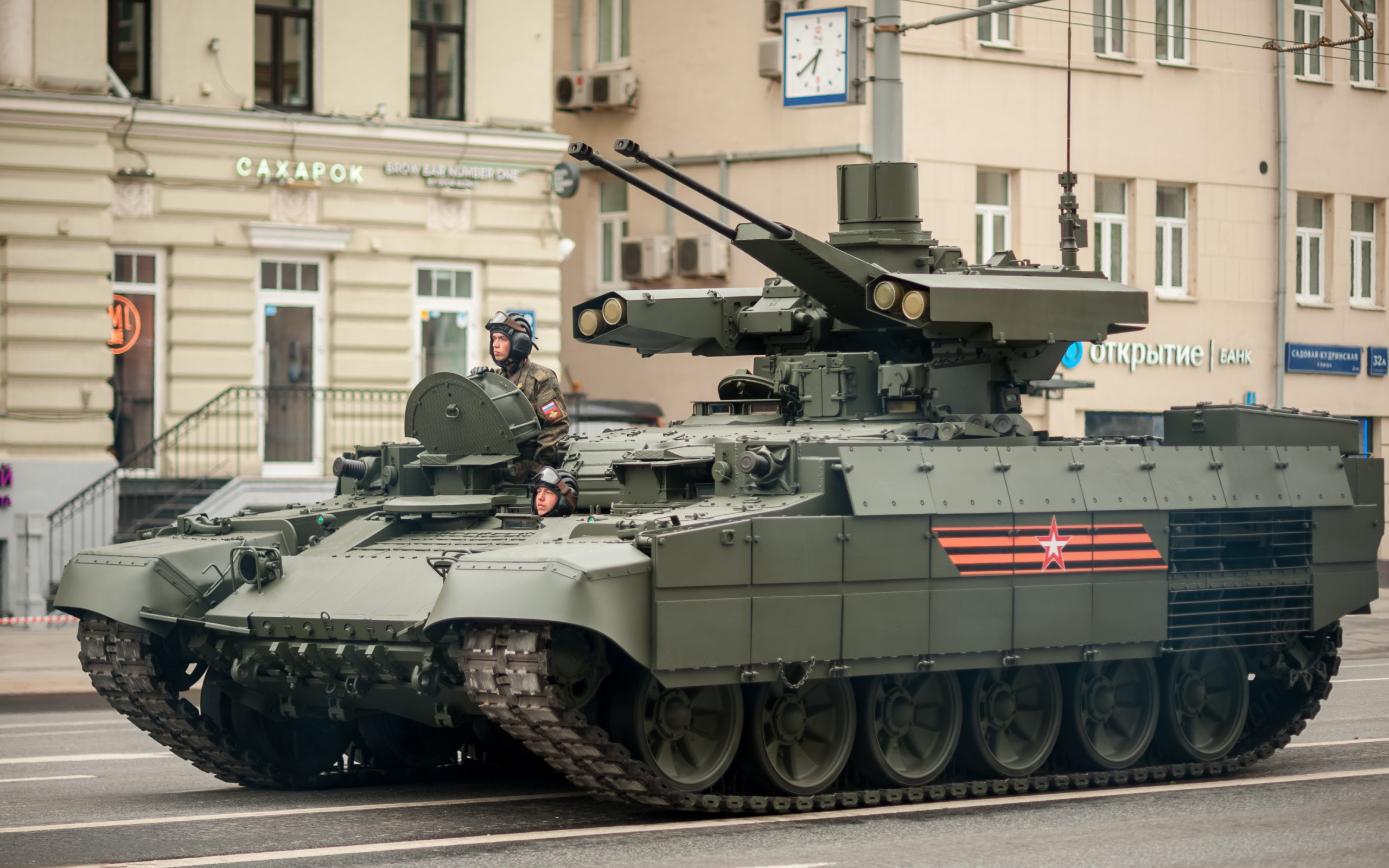 BMPT坦克支援车服役，攻击火力强劲，被视作巷战终结者！ - 哔哩哔哩