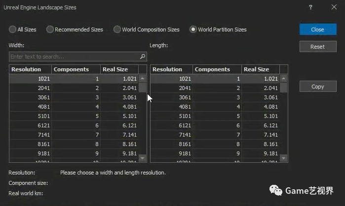 UE5世界分区系统 | 高度图最大尺寸是多少？ | 地形的大小与内存显存关系？ - 哔哩哔哩