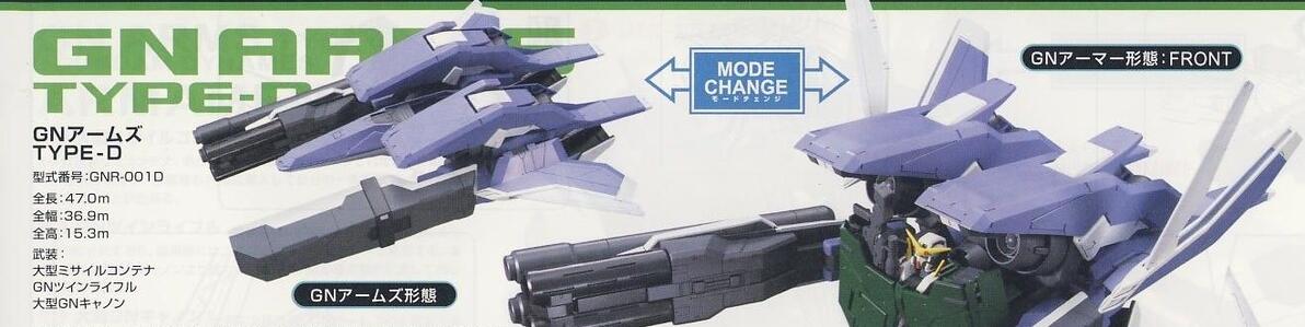 HG GN Arms Type-D & Type-E，GN马甲D&E说明书翻译 - 哔哩哔哩