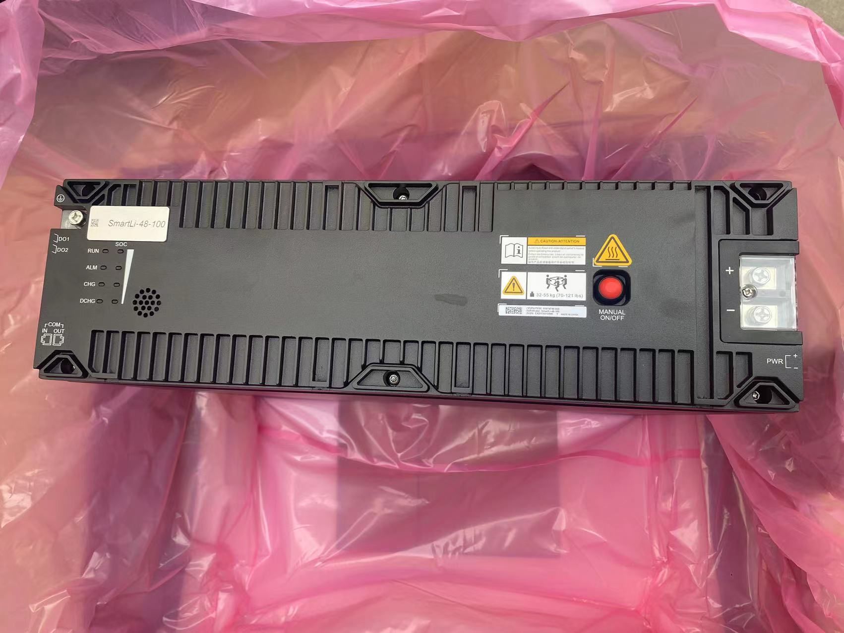 拆箱SmartLi-48-100磷酸铁锂机房基站电池 - 哔哩哔哩