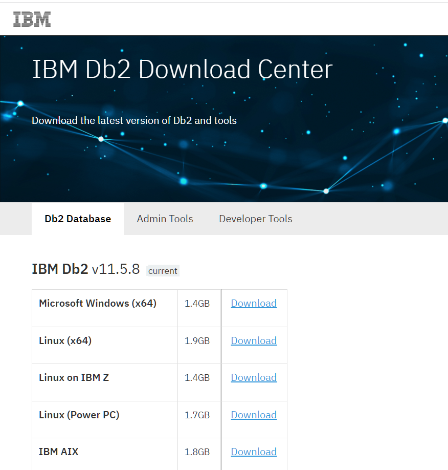 IBM DB2最新版11.5.8免费下载 - 哔哩哔哩