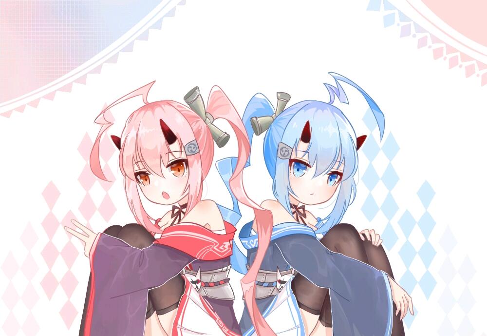 碧蓝航线——雷x电（梓x柏） - 哔哩哔哩