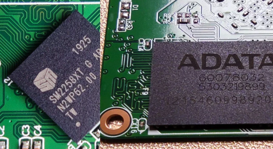SM2258XT量产开卡三星SSV4颗粒成功分享，SM2259XT量产参考教程，威刚ADATA SP580开卡 - 哔哩哔哩