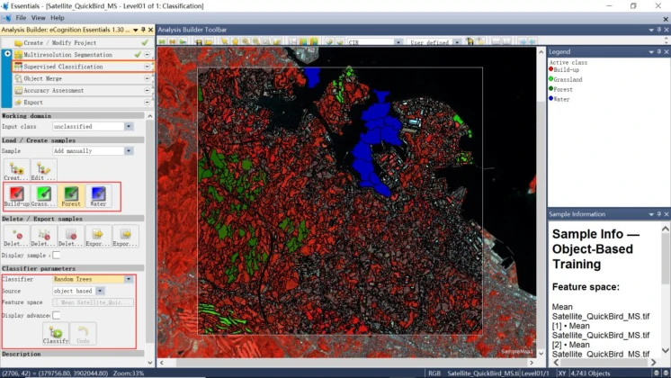 eCognition Essentials模块之监督分类方法指导 - 哔哩哔哩