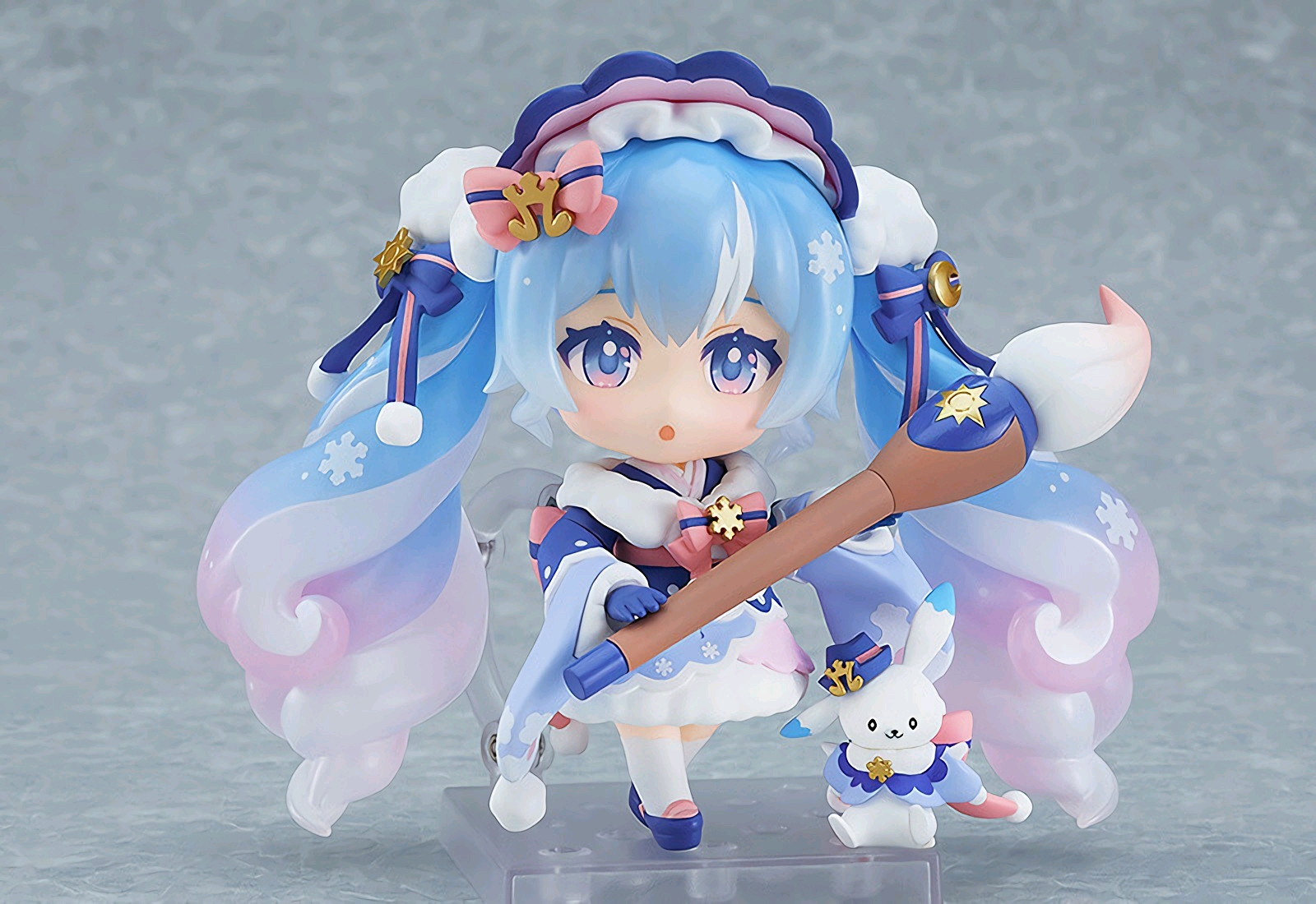 GSC《VOCALOID》初音未来 雪初音（雪未来）冬丽 黏土人可动手办 - 哔哩哔哩