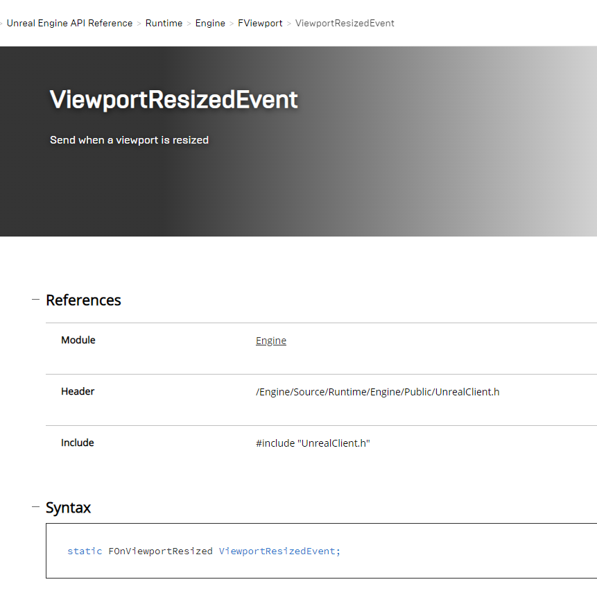 [UE4/5] 如何实现将OnViewportResized（当窗口调整大小时）事件对蓝图公开 - 哔哩哔哩
