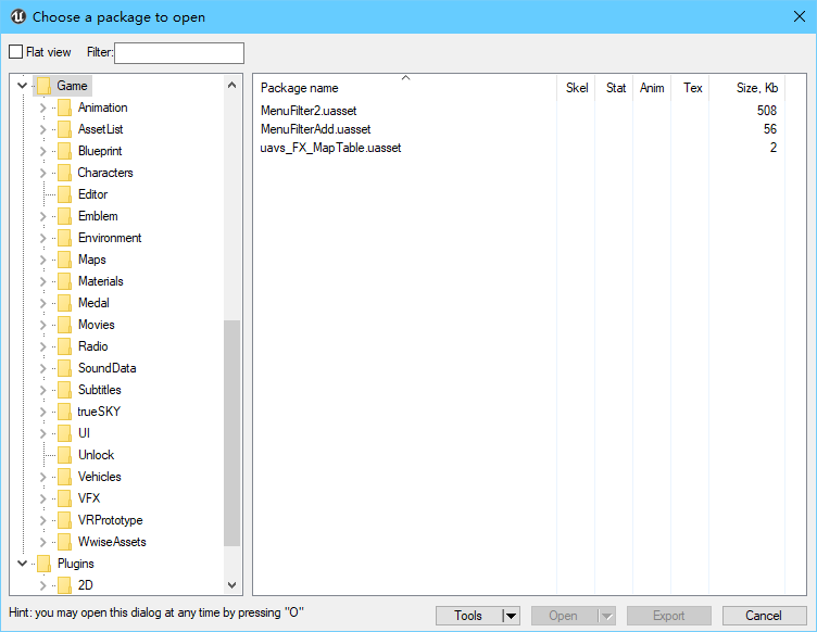 使用Umodel查看游戏文件路径及部分已知可修改贴图的文件 - 哔哩哔哩