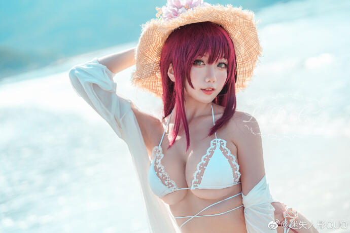 【COS正片】碧蓝航线絮库夫泳装cos cn迷失人形QUQ - 哔哩哔哩