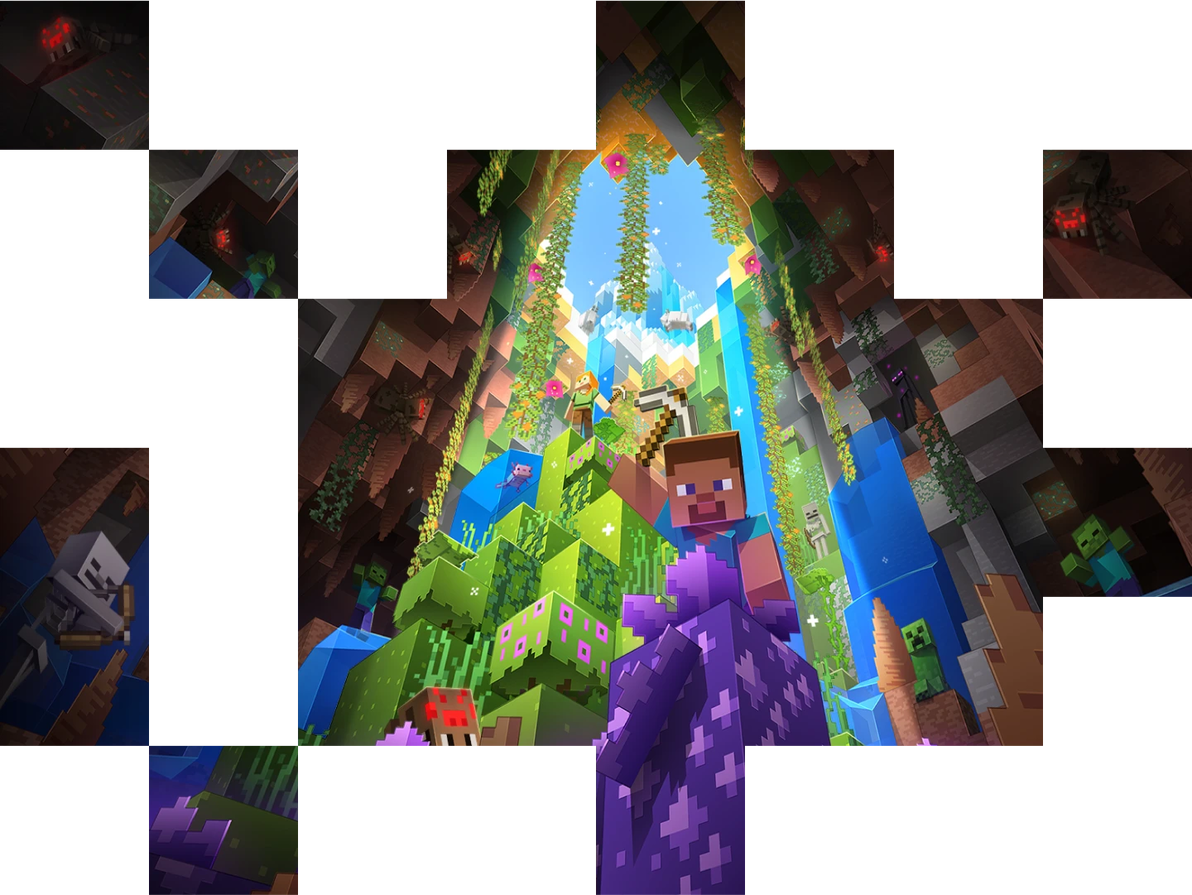 Minecraft 15th | 官方网站图片资源集 - 哔哩哔哩