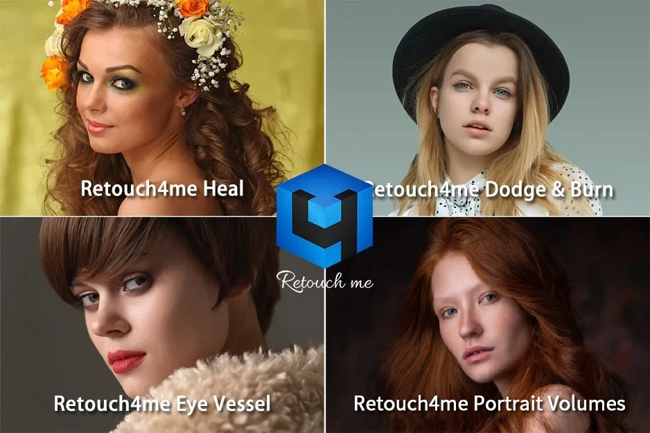 2024 最新Retouch4me 11合1来啦！AI智能修图中性灰磨皮插件！扩展版本 - 哔哩哔哩