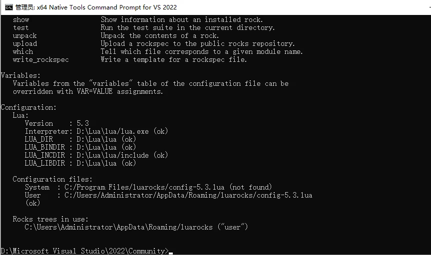 Windows平台lua包管理工具luarocks的安装 - 哔哩哔哩