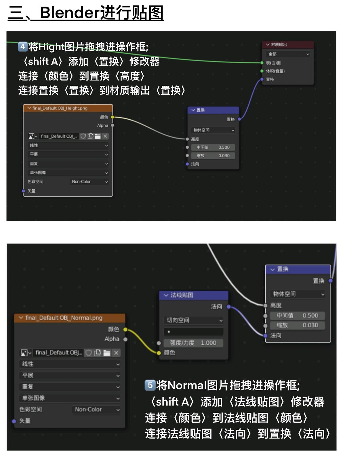 教程｜SP贴图导入Blender, 材质节点连接技，桥接，材质贴图 - 哔哩哔哩