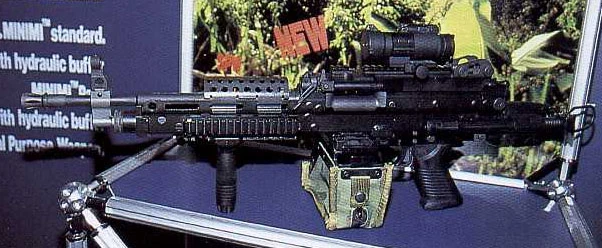 【轻武器科普】美国M249 SPW / Mk46 MOD 0轻机枪简介 - 哔哩哔哩