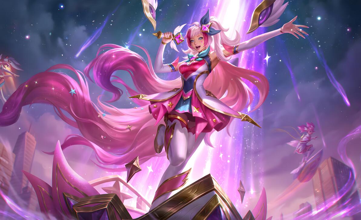 英雄联盟皮肤原画 星籁歌姬 萨勒芬妮 - 哔哩哔哩