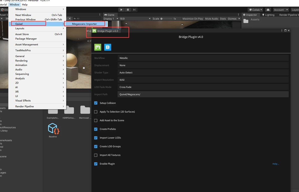 从Quixel Megascans通过bridge到unity的安装教程（保姆操作） - 哔哩哔哩