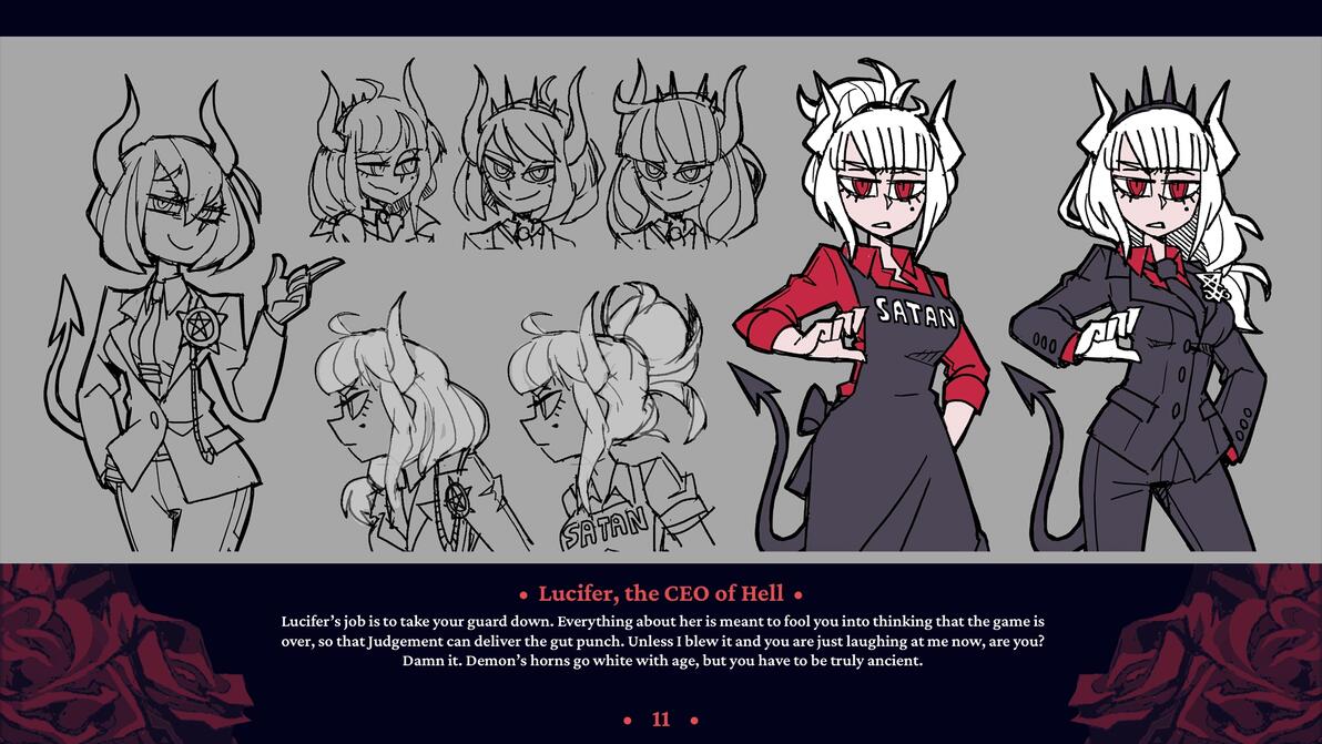 Helltaker地狱把妹王 Artbook图集 - 哔哩哔哩