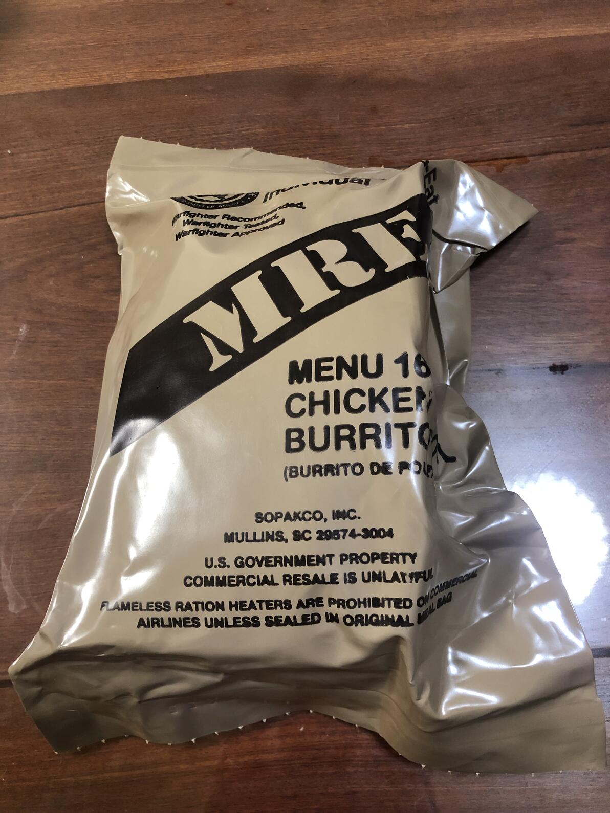 【多图】美军MRE开箱试吃测评 - 哔哩哔哩