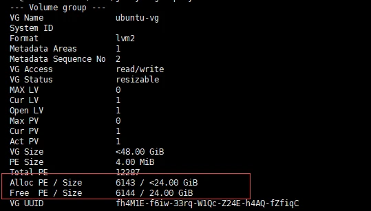 Linux /dev/mapper/ubuntu--vg-ubuntu--lv磁盘满了问题解决 - 哔哩哔哩
