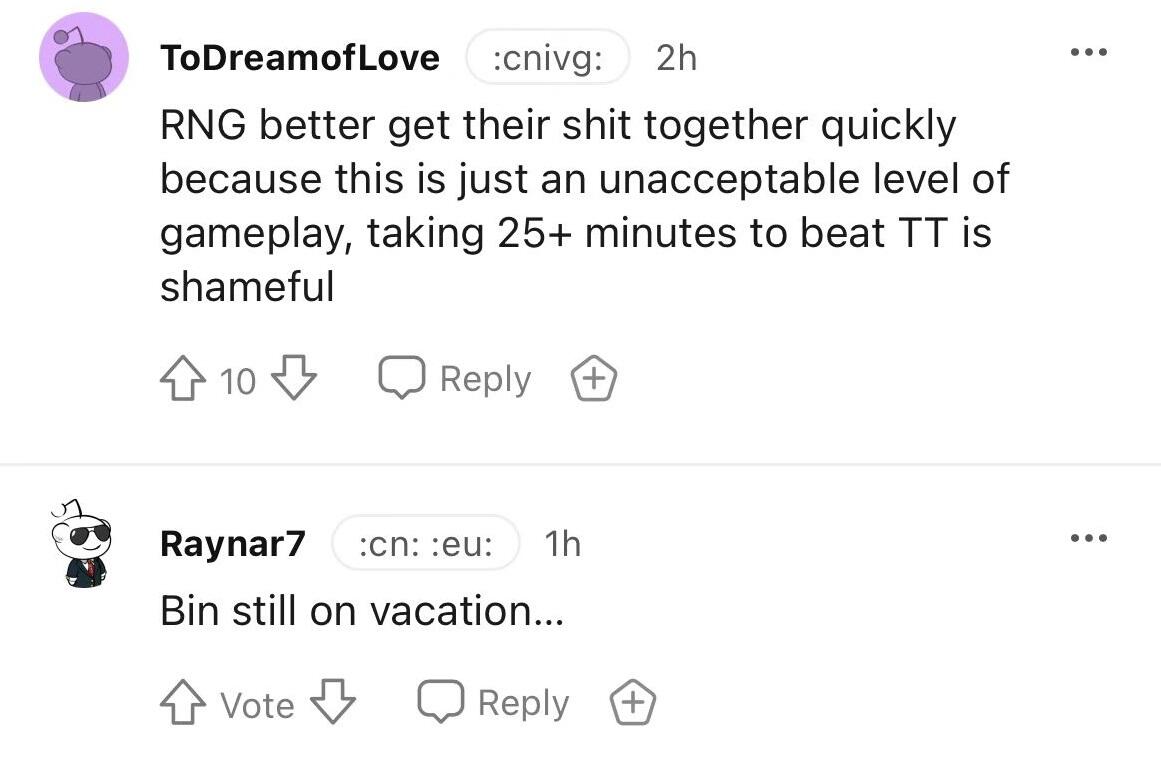 海外网友热议RNG击败TT：Bin没存在感！RNG在浪费小虎的上单潜力 - 哔哩哔哩
