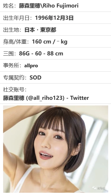 藤森里穂 Riho Fujimori 【优百科#049】 - 哔哩哔哩