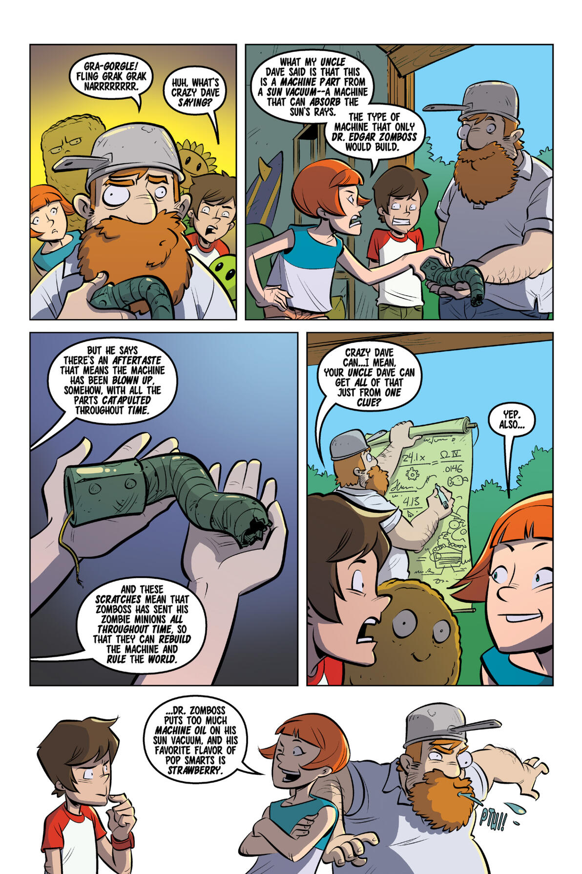 《Plants vs Zombies》（植物大战僵尸）漫画高清彩色电子扫描原版，合订本2 - 哔哩哔哩