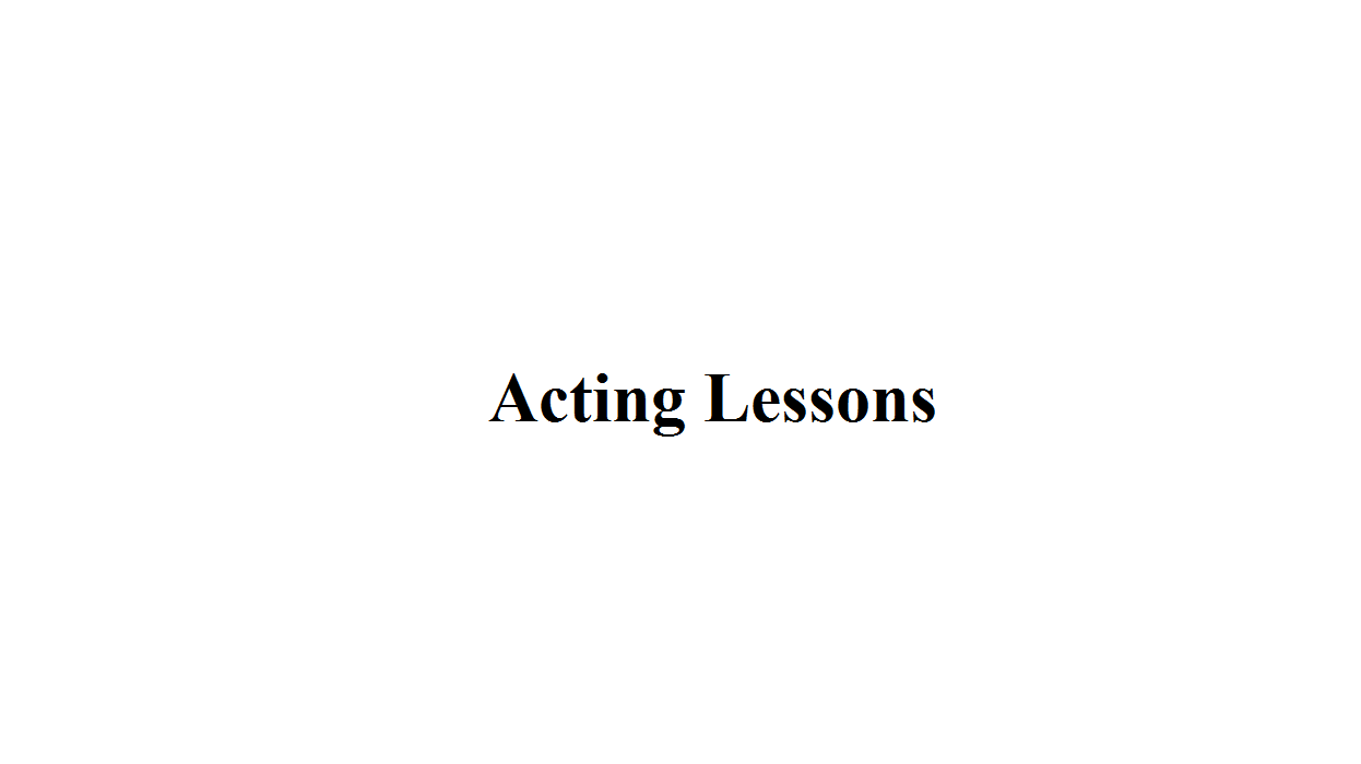 Acting Lessons攻略 - 哔哩哔哩