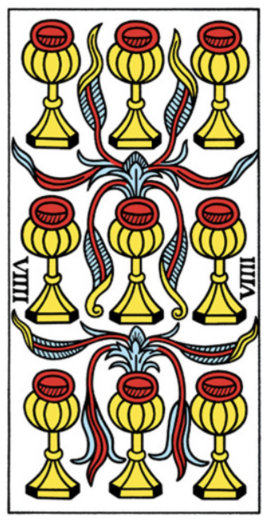 马赛塔罗牌 圣杯2~10 - 哔哩哔哩